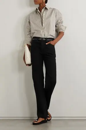 NILI LOTAN Smith High-rise Straight-leg Jeans