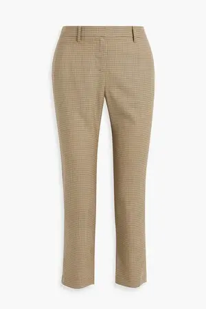 NILI LOTAN Tel Aviv Houndstooth Wool Pants