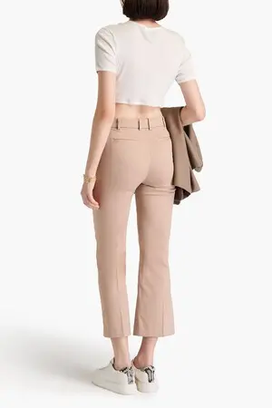 JOSEPH Cotton-blend Poplin Kick-flare Pants