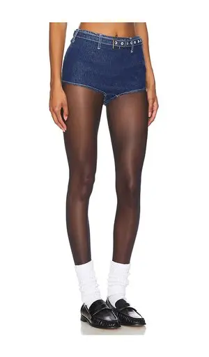 Lioness Halston Briefs In Denim-dark