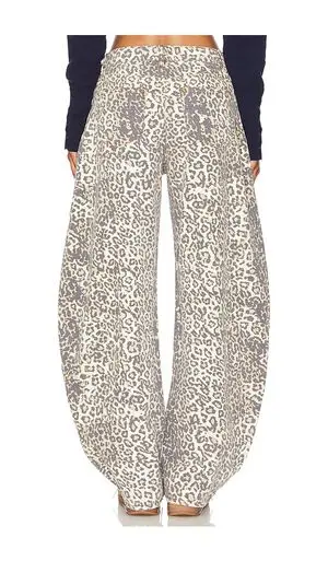 Lioness Horseshoe Jeans - Leopard Fade