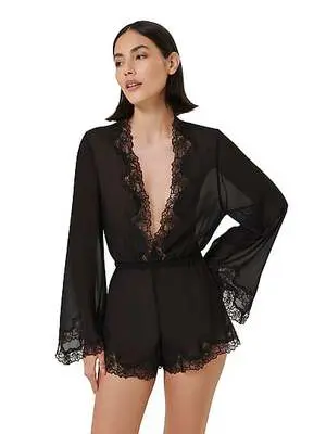 Victoria's Secret Bluebella Julianne Romper - Black