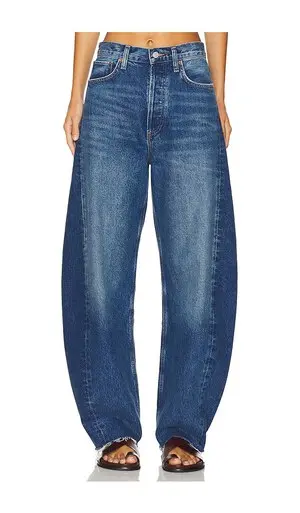 AGOLDE Luna Pieced High-rise Jeans - Split