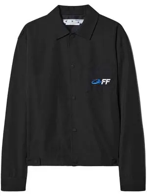 Off-white Single Breasted Overshirts For Men
