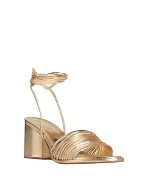 AeydĒ Metallic Leather Sandals