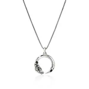 John Hardy Naga Pendant Necklace - Sterling Silver