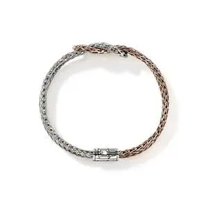 John Hardy Love Knot Bracelet In Rose Gold And