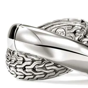 John Hardy Crossover Chain Motif Ring