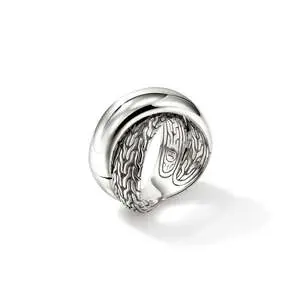 John Hardy Crossover Chain Motif Ring