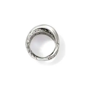 John Hardy Crossover Chain Motif Ring