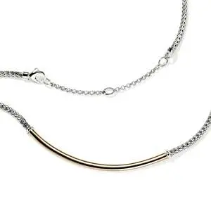 John Hardy Jh Essential Gold Bar Necklace - Sterling Silver