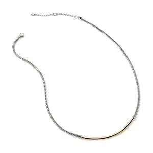 John Hardy Jh Essential Gold Bar Necklace - Sterling Silver