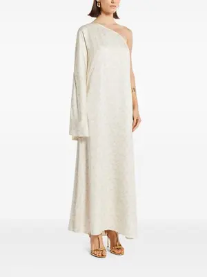 ROTATE BY BIRGER CHRISTENSEN Printed One-shoulder Maxi Dress