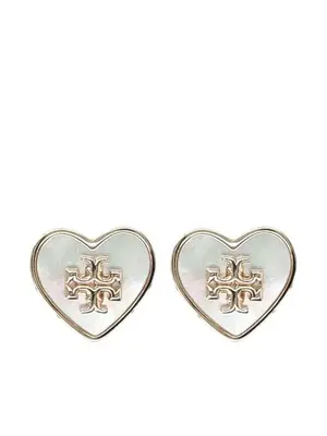 Tory Burch Kira Heart Stud Earrings