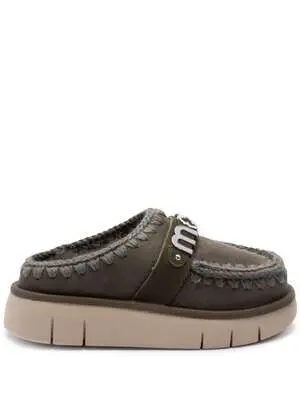 Mou Bounce Slippers - Brown