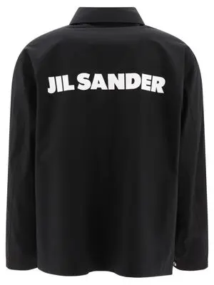 JIL SANDER Logo-print Jacket - Black