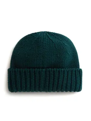 Woolrich Logo-embroidered Beanie - Green