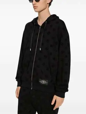 Dolce & Gabbana All-over Debossed Logo Hoodie