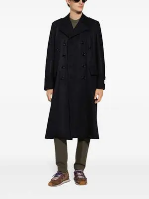 Dolce & Gabbana Double Breasted Buttoned Coat - Black
