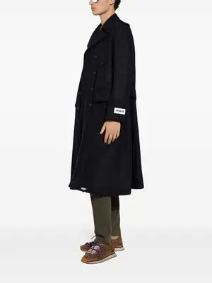 Dolce & Gabbana Double Breasted Buttoned Coat - Black