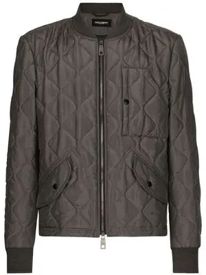 Dolce & Gabbana Quilted Bomber Jacket