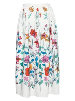 BAMBAH Hibiscus Midi Skirt