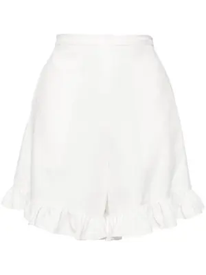 BAMBAH Hibiscus Ruffled Shorts