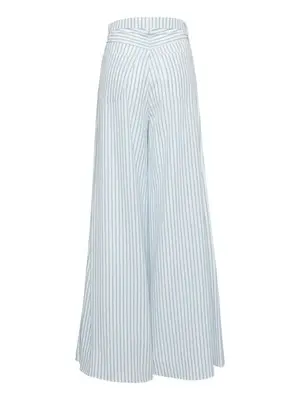BAMBAH Kate Striped Wide-leg Trousers