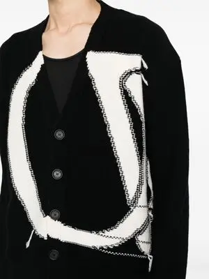 Off-White Wool Cardigan