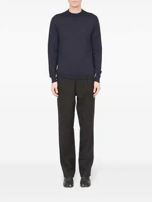 MAISON MARGIELA Ribbed Wool Sweater - Blue