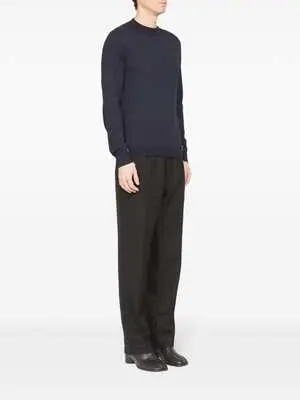 MAISON MARGIELA Ribbed Wool Sweater - Blue