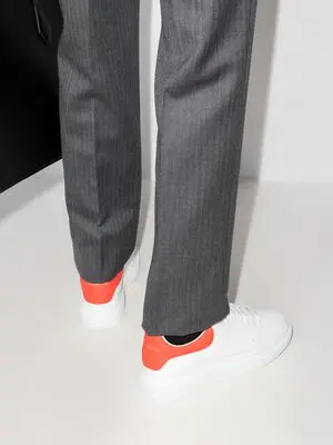 Alexander McQueen And Orange Oversized Sneakers