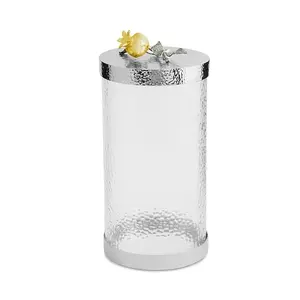 Michael Aram Pomegranate And Gold Large Canister - Silver