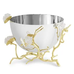 Michael Aram Butterfly Ginkgo Gold Serving Bowl - Silver