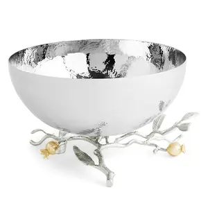 Michael Aram Pomegranate And Gold Serving Bowl - Silver