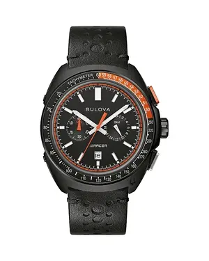 Bulova Performance Racer Chronograph Watch - Black/black