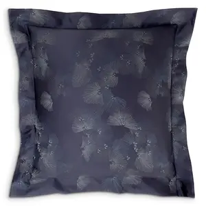 Frette Bloom Sham, Euro Exclusive - Steel Blue