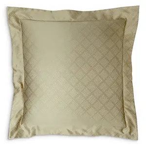 Frette Parallel Sham, Euro Exclusive - Sage/milk
