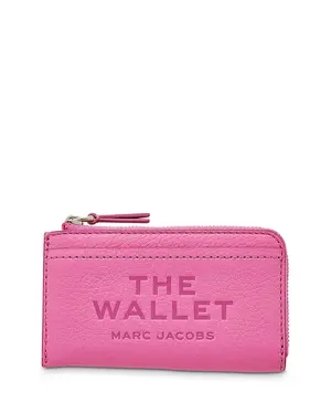 Marc Jacobs The Leather Top Zip Multi Wallet Bow Pink