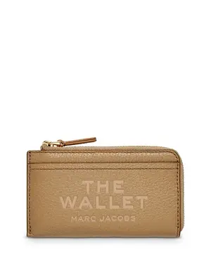 Marc Jacobs The Leather Top Zip Multi Wallet Camel/gold