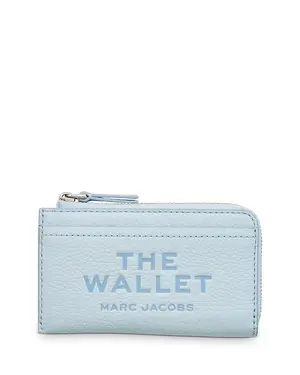 Marc Jacobs The Leather Top Zip Multi Wallet Cloud Blue