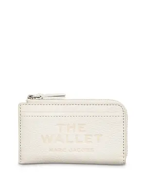 Marc Jacobs The Leather Top Zip Multi Wallet - Cotton