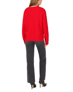 Vince Camuto Center Seam Crewneck Sweater