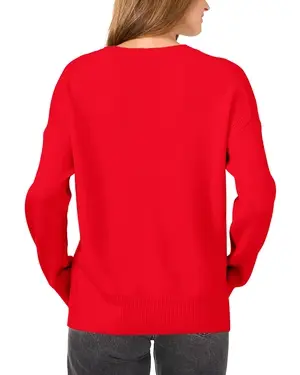 Vince Camuto Center Seam Crewneck Sweater