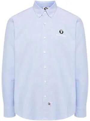 AAPE BY *A BATHING APE® Logo-patch Long-sleeved Shirt