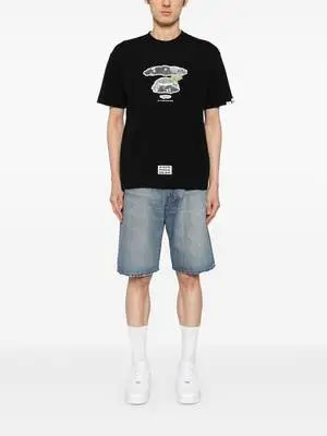 AAPE BY *A BATHING APE Logo-printed Cotton T-shirt