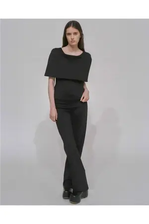 Rosetta Getty Fitted Cape Top