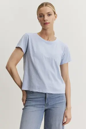Velvet By Graham & Spencer Marie Tee - Natural