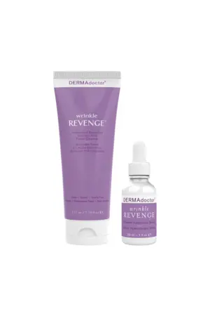 DERMADOCTOR Wrinkle Revenge Cleanser &amp Serum Duo - Aqua
