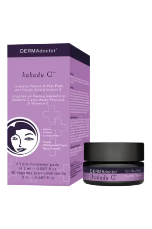DERMADOCTOR Kakadu C Intensive Vitamin C Peel &amp Eye Soufflé Duo - Red